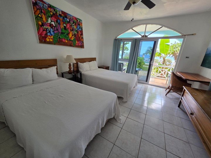 Seaview Room #1- Two Double Beds - Negril