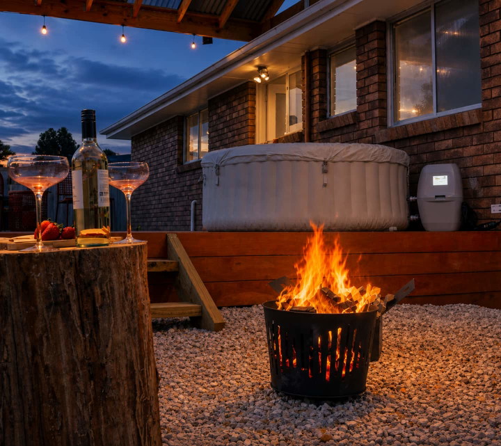 Sorell Spa Retreat | Fire Pit, Games & Bbq - Hobart