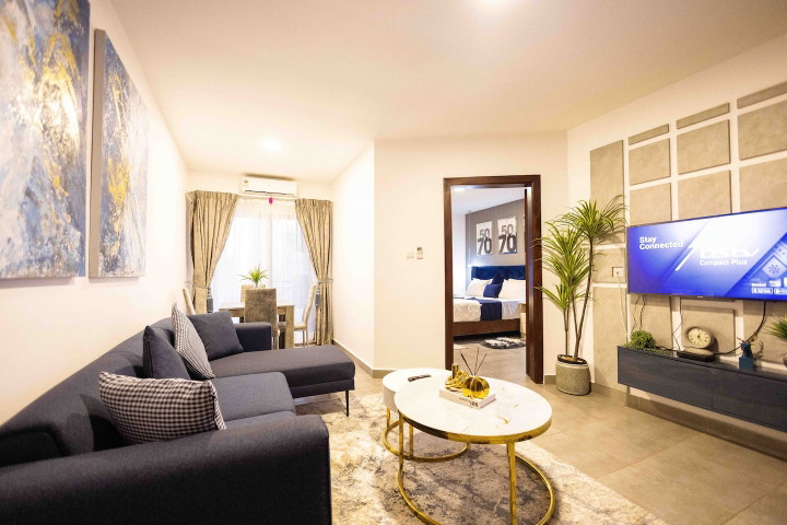 Refuge Paisible D'une Chambre à Oasis Park Residences - Accra