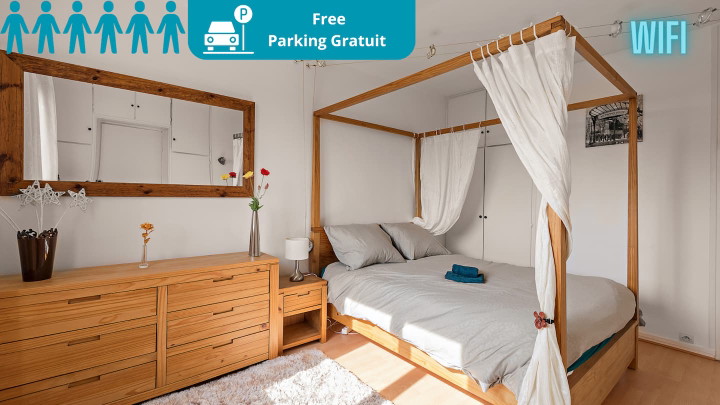 -> Seine Avec Vue -3 Chambre+parking Privé Gratuit - Rouen