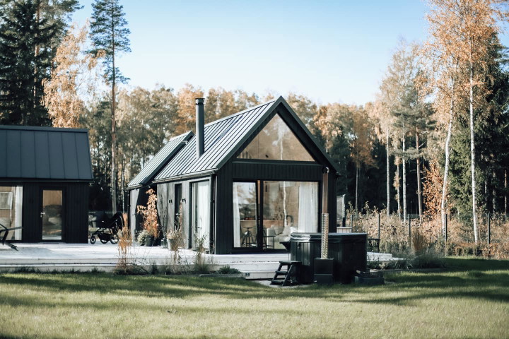 Jūrada / Modern Tiny Cabin 2min Walk From Beach - Latvia