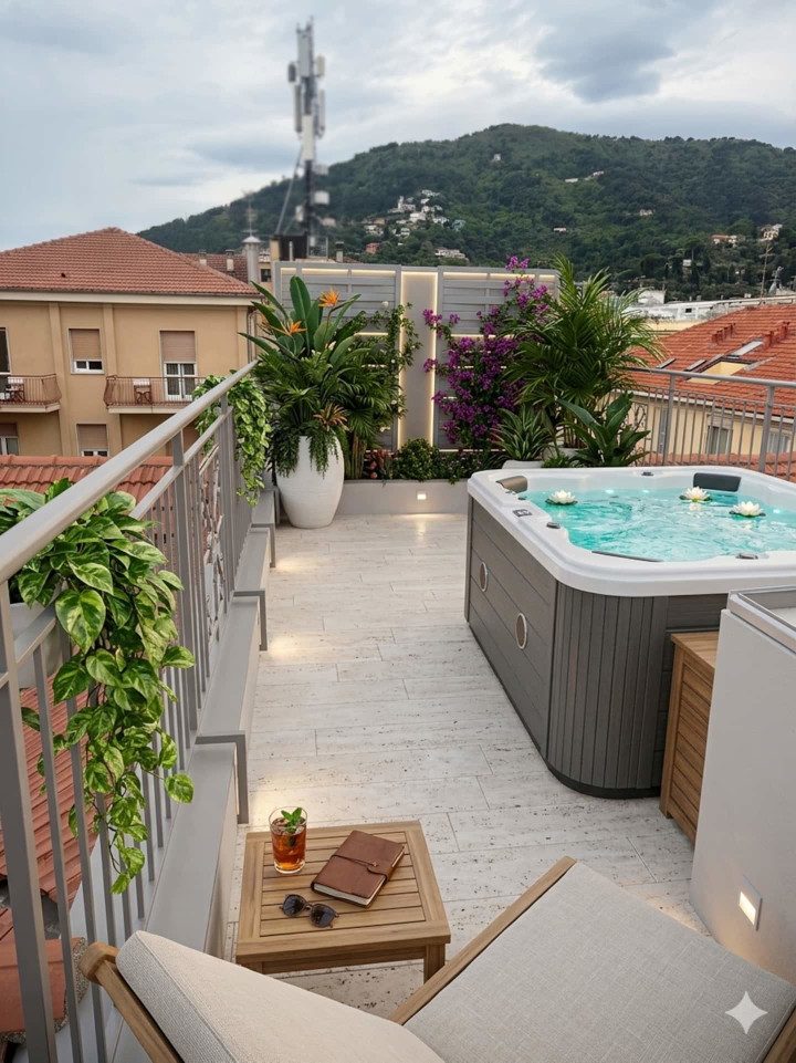 Alassio Black Loft Centro Solarium Mare - Alassio