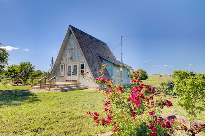 A-frame Retreat - Stargazing Platfrm - Ev Firepit - Kansas (State)