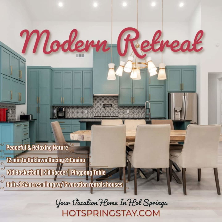 Modern Fun Retreat | 10 Min-downtown & Hiking - Hot Springs, AR