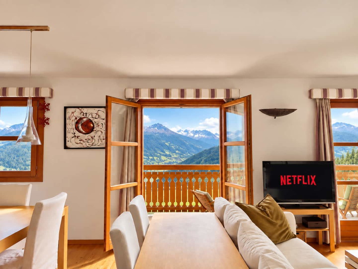 Crans-montana 3br·mountain View, Balcony & Parking - Anzère