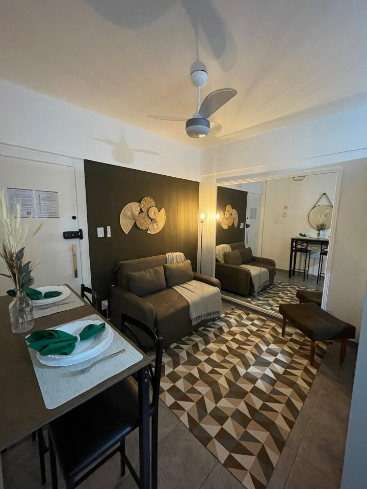 Ap Top Quadra Da Praia-kit Praia E Ar Condicionado - São Vicente