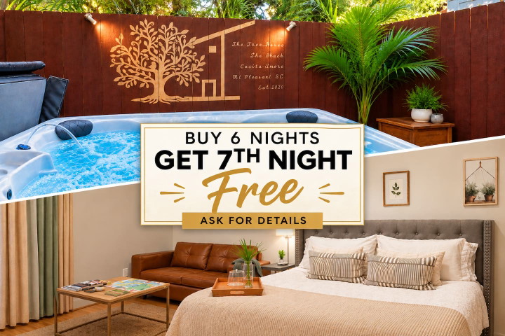 Casita Amore |Romantic Getaway |Hot Tub|near Beach - Mount Pleasant
