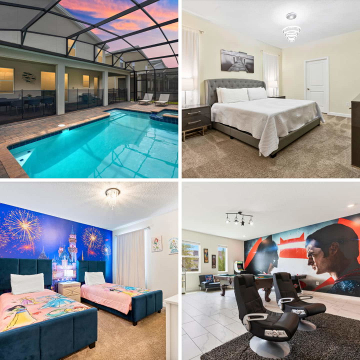 09 Chambres/5 Salles De Bain Au Storey Lake Resort - 22 Couchages - Kissimmee