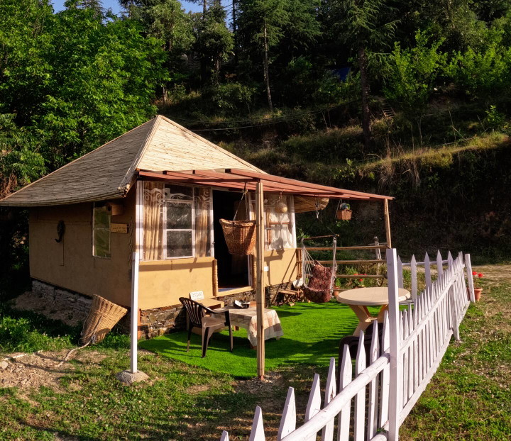 Eco Mud Bamboo Yurt - Chail