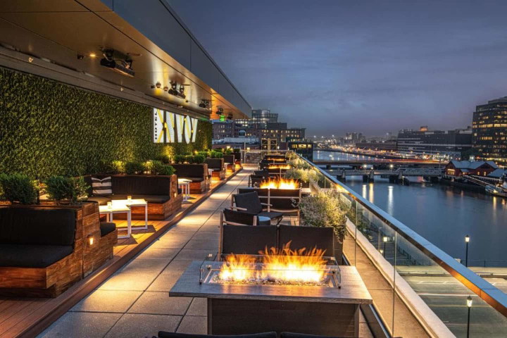 In The Heart Of Bostons Seaport + Rooftop Bar - Boston, MA