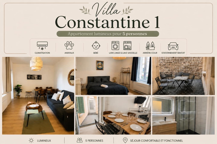 1 Apt Rdc/cours Privée/thermes Cure+ Quai Allier - Allier