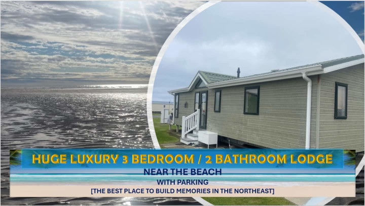 Huge Luxury 3 Bedroom/2 Bathroom Lodge Near Beach - ノーサンバーランド
