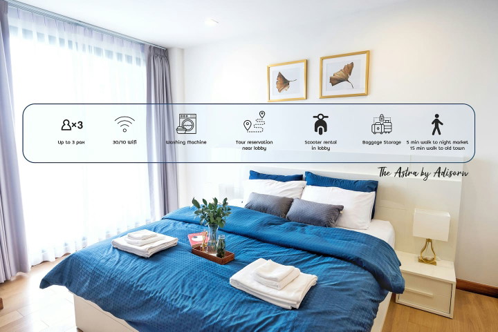 Luxury Apartment @ The Astra 5min To Night Bazaar - Thailand