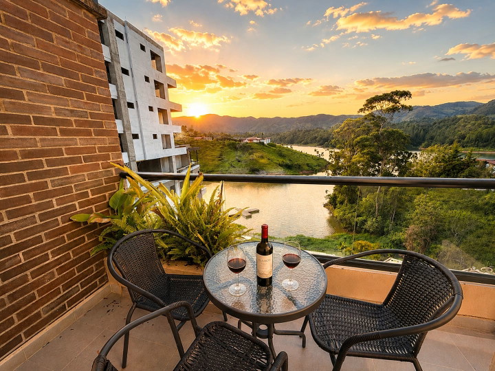 Water View Apt  Heart Of Guatapé  Walkable - Guatape