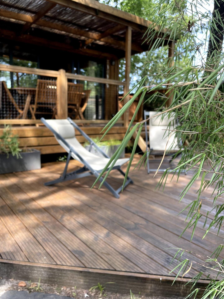 Chalet Bois Climatisé Au Calme, Terrasse & Piscine - Cap Ferret
