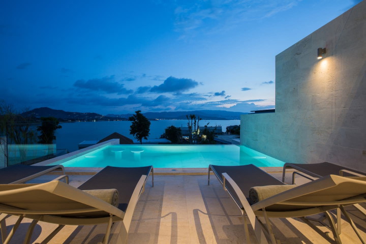 Brand New Luxury 4br Sunset Villa W/beach Access - Koh Samui