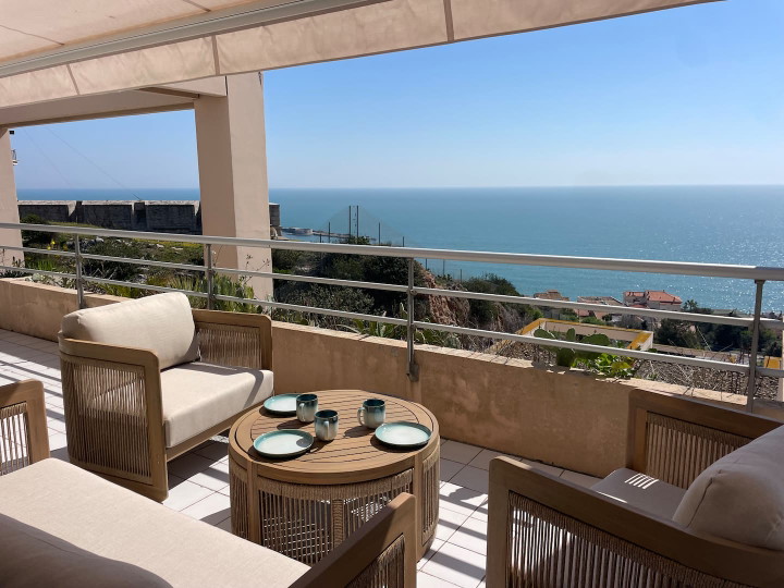 T5 Dexception Avec Terrasse 50m² Vue Mer, Piscine - Sète