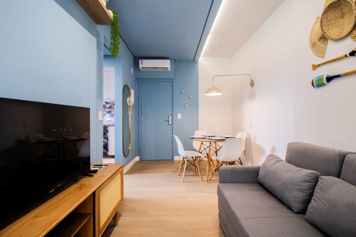 Comfort On Av. Da Praia | Air Conditioning | Sleeps 4 - Santos, Brasil