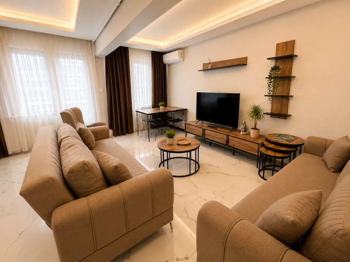 ÇIft Banyolu, Geniş Balkonlu Ve Klimalı 3+1 Daire - Bursa