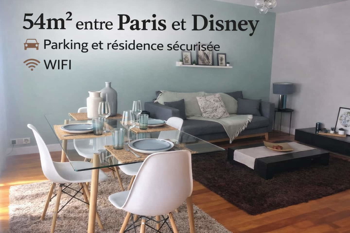 Grand 2 Pièces 4 Personnes 20 Mins Paris & Disney - Pontault-Combault