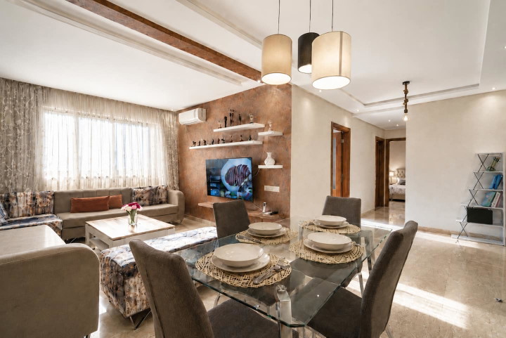 Modern Apartment, Fiber Optic Internet & Garage - Casablanca, Maroc