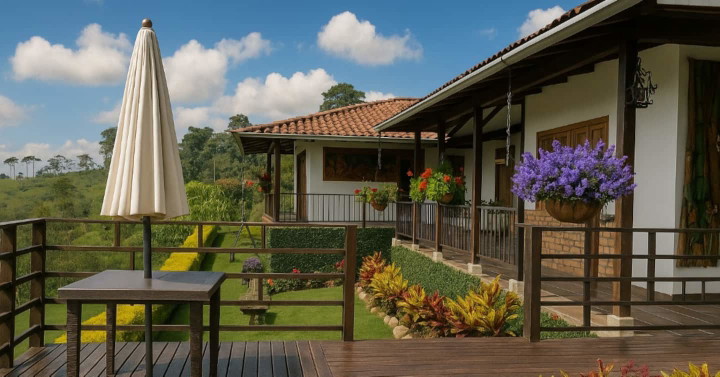 Propriété Avec Une Belle Vue Sur L'axe Caféier - Quindío