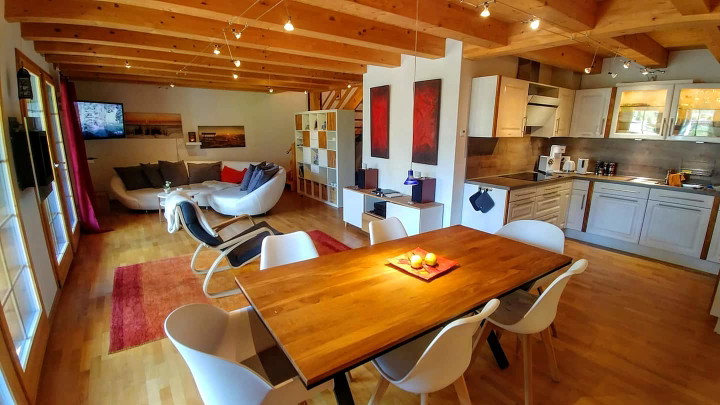 Grand Appartement Duplex Avec Vue Sur La Montagne - Adelboden