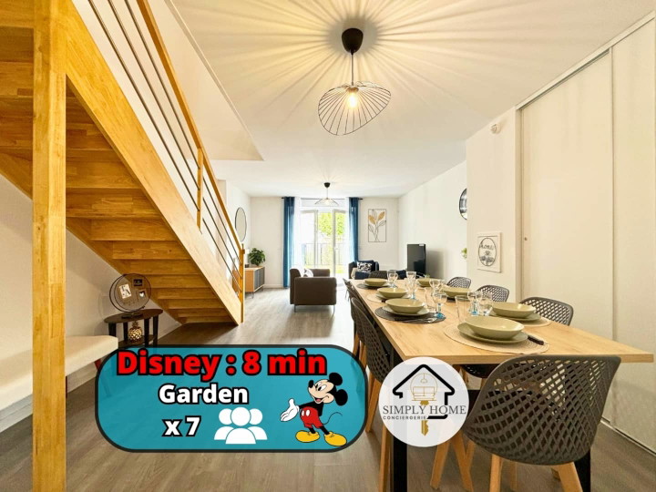 Family Duplex Neuf Disney 8min/ Gare 15min /Jardin - Meaux