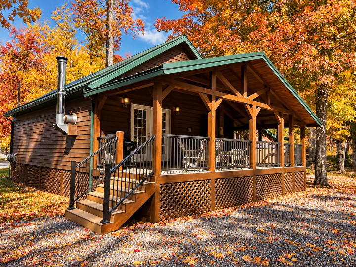 Hot Tub | Trout Stream | Luxe Cabin @ River Resort - Elkins, WV