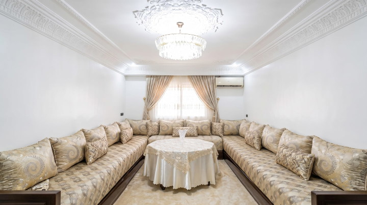 Double Salon + 2 Chambres Moderne | Fibre-netflix - Khouribga