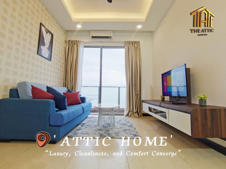 Attic Full Seaview Cozy 2 Bedroom Suites[tv Box] - Malacca