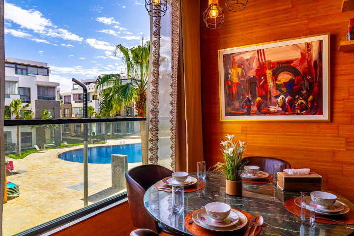 Luxueux Appartement Hivernage Vue Piscine - Agadir