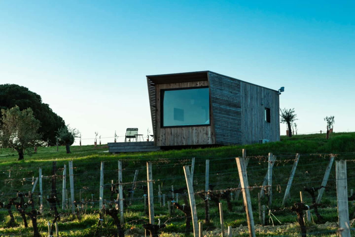 Chalet « Calcaire » Dans Le Vignoble Avec Climatisation - Blaye