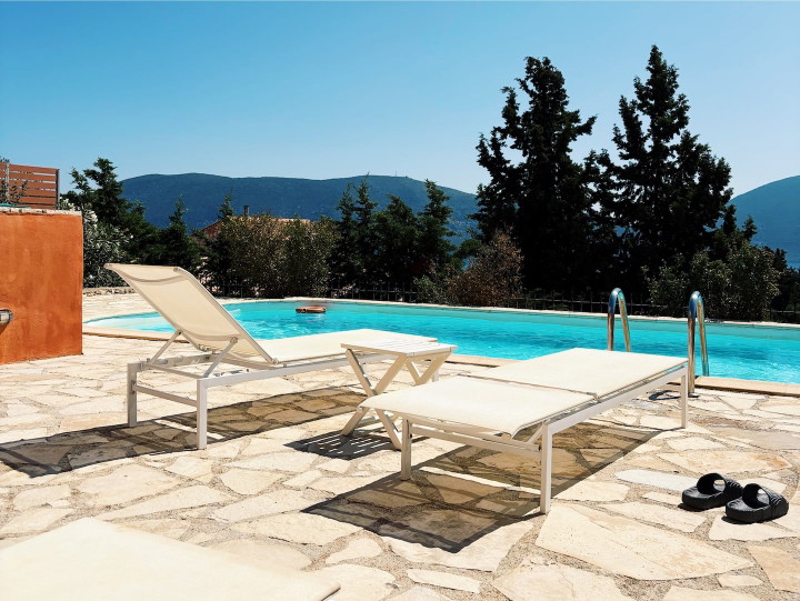 Increíble Vista Al Mar, Piscina Privada, Simplemente Genial Mhte 0458k91000420601, Evreti, Fiscardo - Cefalonia