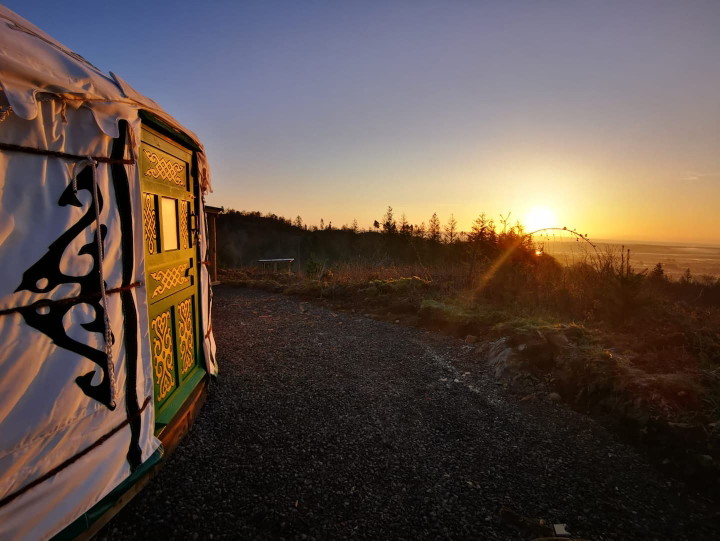 "Wych Elm" Deluxe Yurt At Marthrown Of Mabie - Dumfries