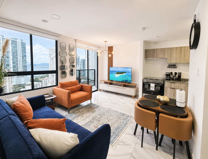 Stylish Apartment W/ Sea View - The Gray 22 Floor - Panama City