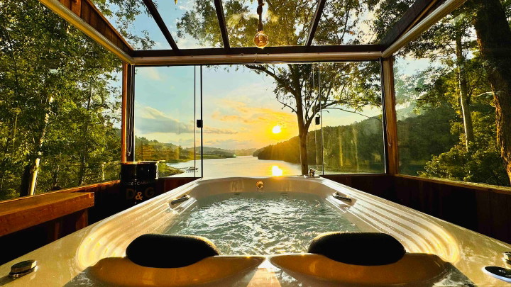 Cabin By The Dam With Heated Jacuzzi And Fireplace - Brasil
