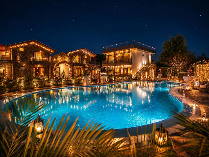 Jim Corbett | Swimming Pool | Luxury Stay Ramnagar - Jim Corbett National Park