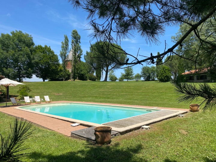 Maison Gers-landes :  Vignes, Moulin, Piscine - Barbotan les Thermes