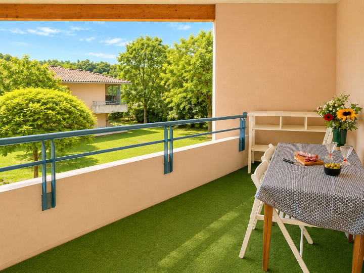 * Balcon Nature * Terrasse - Tv - Fibre - Muret