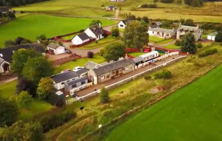 Old Station And Train Carriage In The Cairngorms - Moray