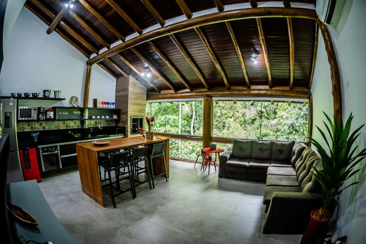 Beautiful House - Mata Azul Reserve - São Sebastião