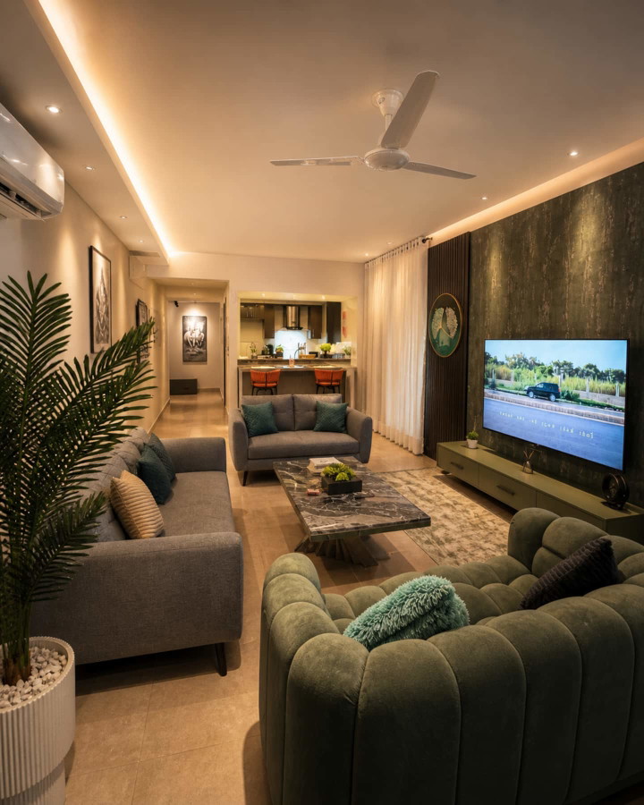 Designer 2br Emaar | Ocean View | Netflix | Chill - Karachi