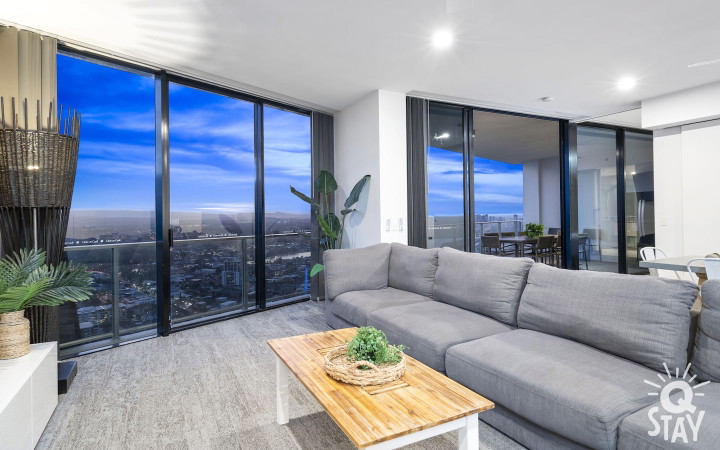 3 Bedroom + Study Sub Penthouse - Q Stay - Surfers Paradise
