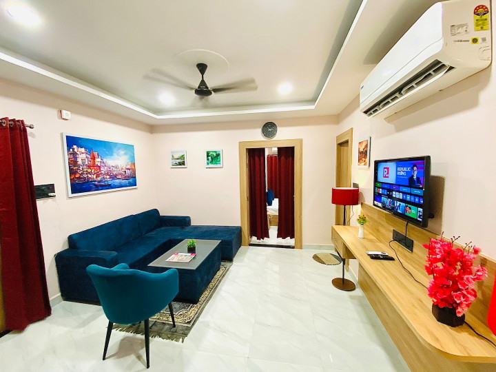 Triyuga 2bhk(gangaview)parking Lift Kv Temple3.5km - India