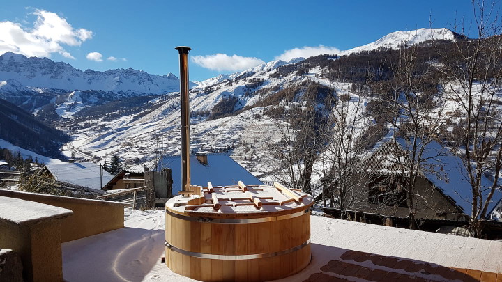 L'échappée, Chalet D'exception En Face Des Pistes - Risoul