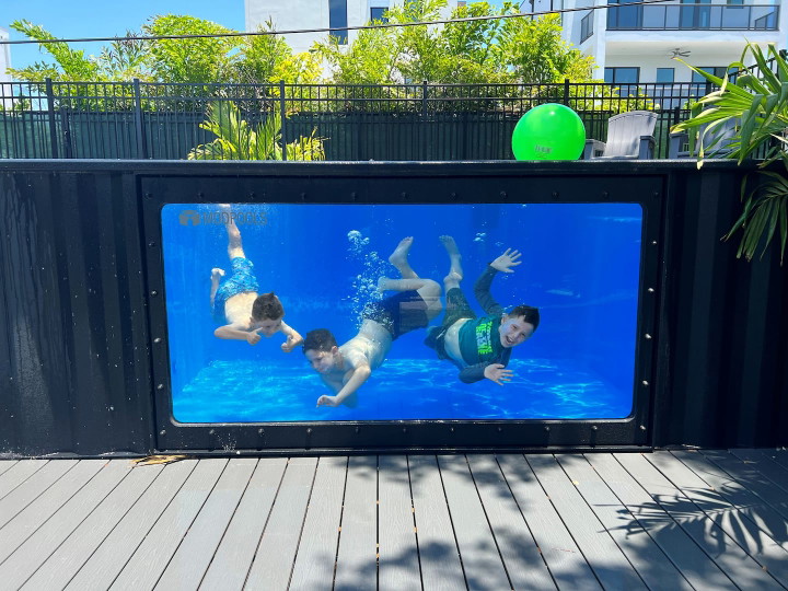 The #1 Airbnb - 12 Beds With Ship Container Pool - Cocoa Beach, FL