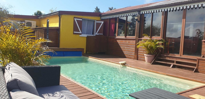 Chalet Créole De Charme, Piscine Chauffée, Jardin - La Réunion