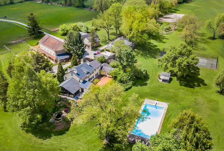 Retraite Idyllique De 50 Acres Avec Piscine, Tennis, Pêche ! - Malvern, PA