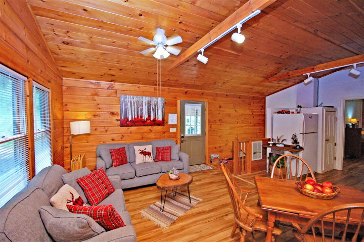 Log Cabin Private Wooded, Fire Pit, Sleeping Porch - Sylva, NC